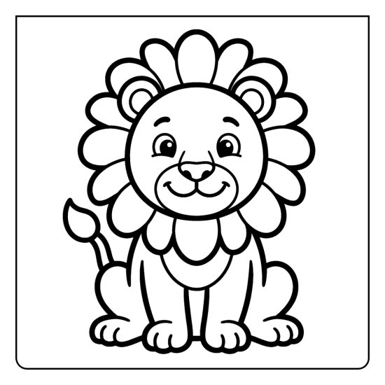 Bold and Easy Animal Coloring Pages | Coloring Therapy (Free Printables)